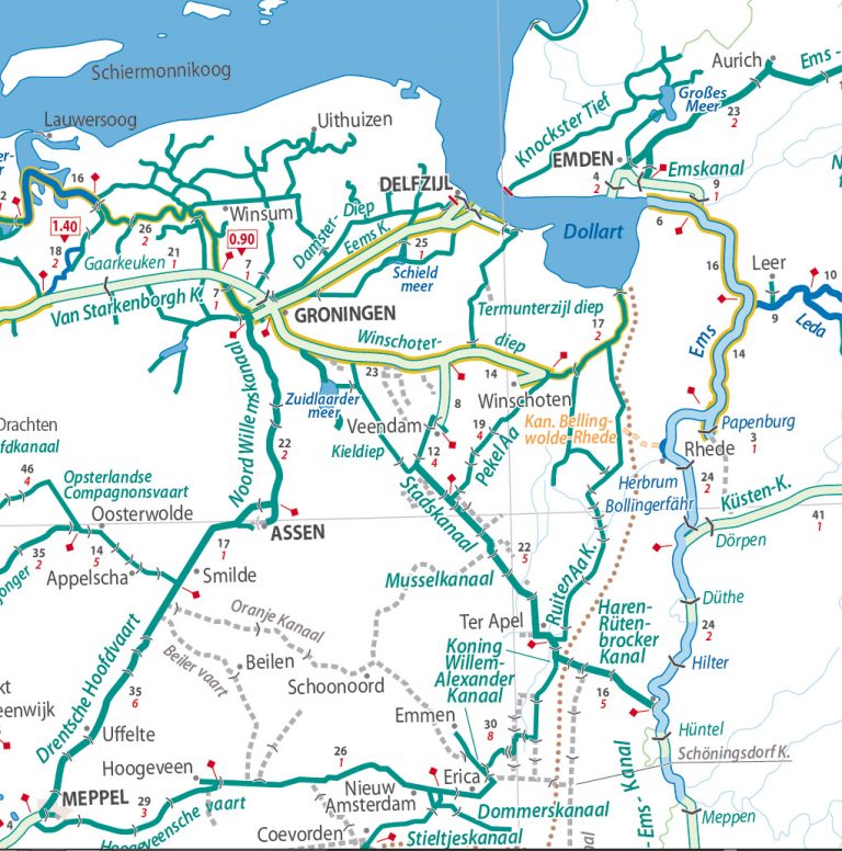 European Waterways Map and Directory, 5th edition - Inland Waterways ...