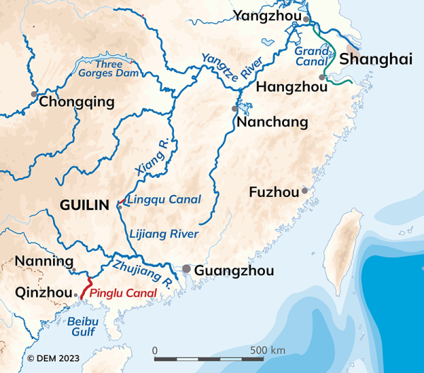 Canal to boost combined transport in SW China